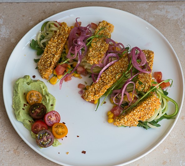Sweet Potato Crunch with Vegetables - The Gluten Free Gourmet